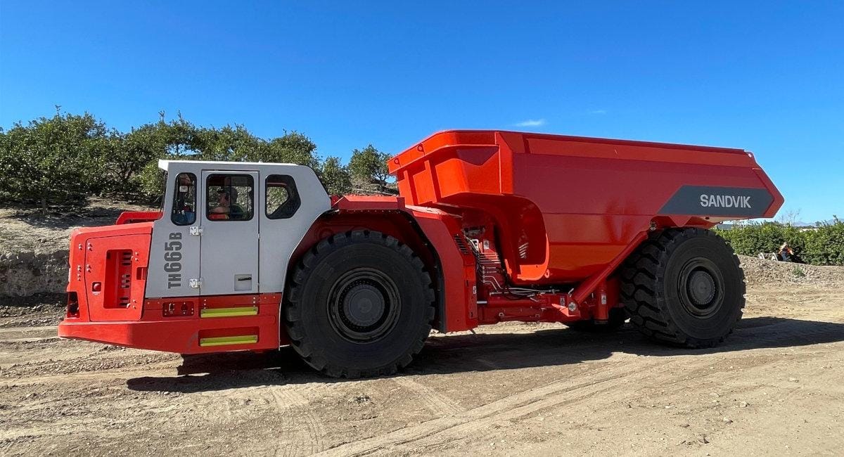 Sandvik introduces underground mining’s largest-capacity BEV truck ...