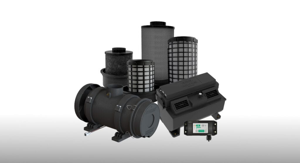 Engine air filter pre-cleaners save coal mine on filter costs, downtime ...